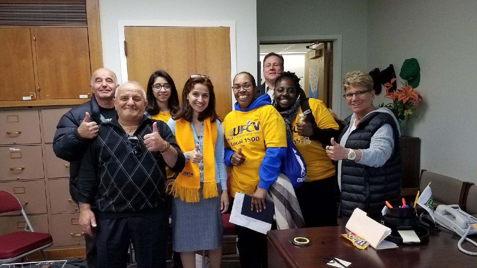 Lobby Day 2017 group - UFCW Local 342
